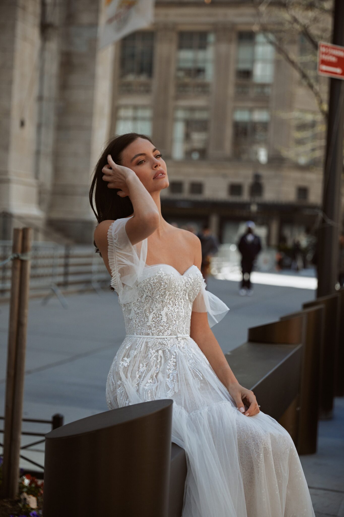 Low back wedding dress «India» | WONA LA