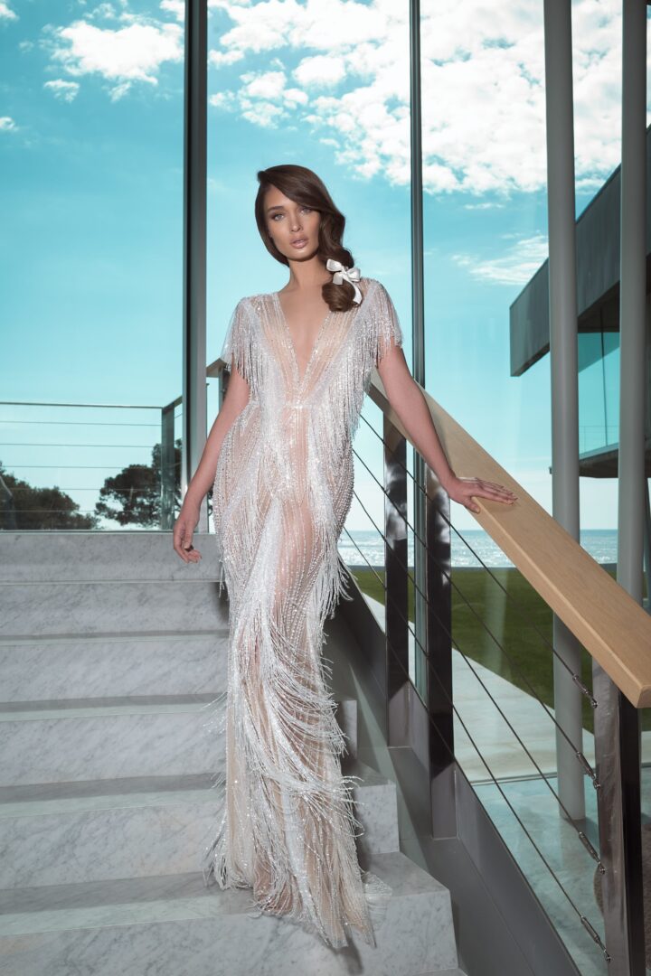 Closed wedding dress «Amfie» | WONA LA